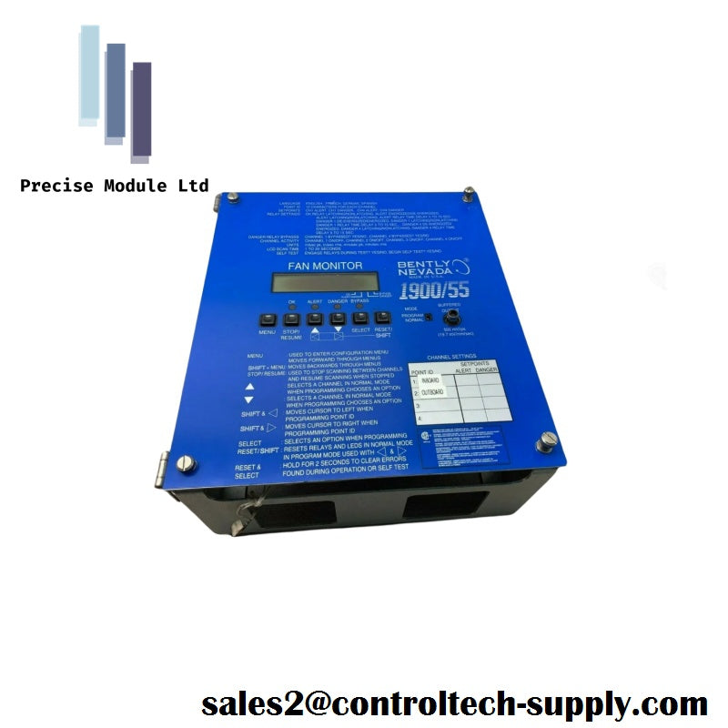 Bently Nevada 1900/55 Fan Monitor Fast Shipping – Precise Module Ltd.